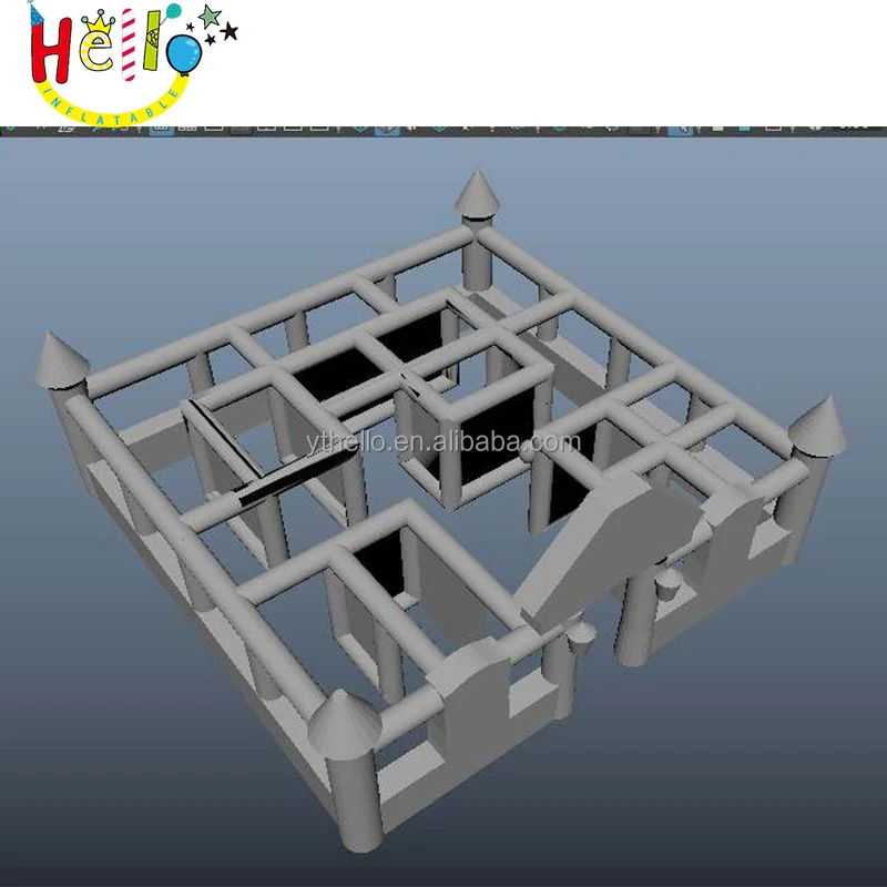 Halloween Haunted House Inflatable Zombie Maze| Alibaba.com
