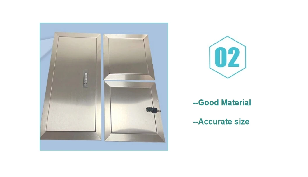 Stainless Steel Access Panel Inspection Door With Cylinder Lock - Buy ...