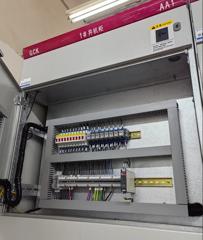 Generator Synchronous Parallel Control Panel Cabinet and Generator Set ...