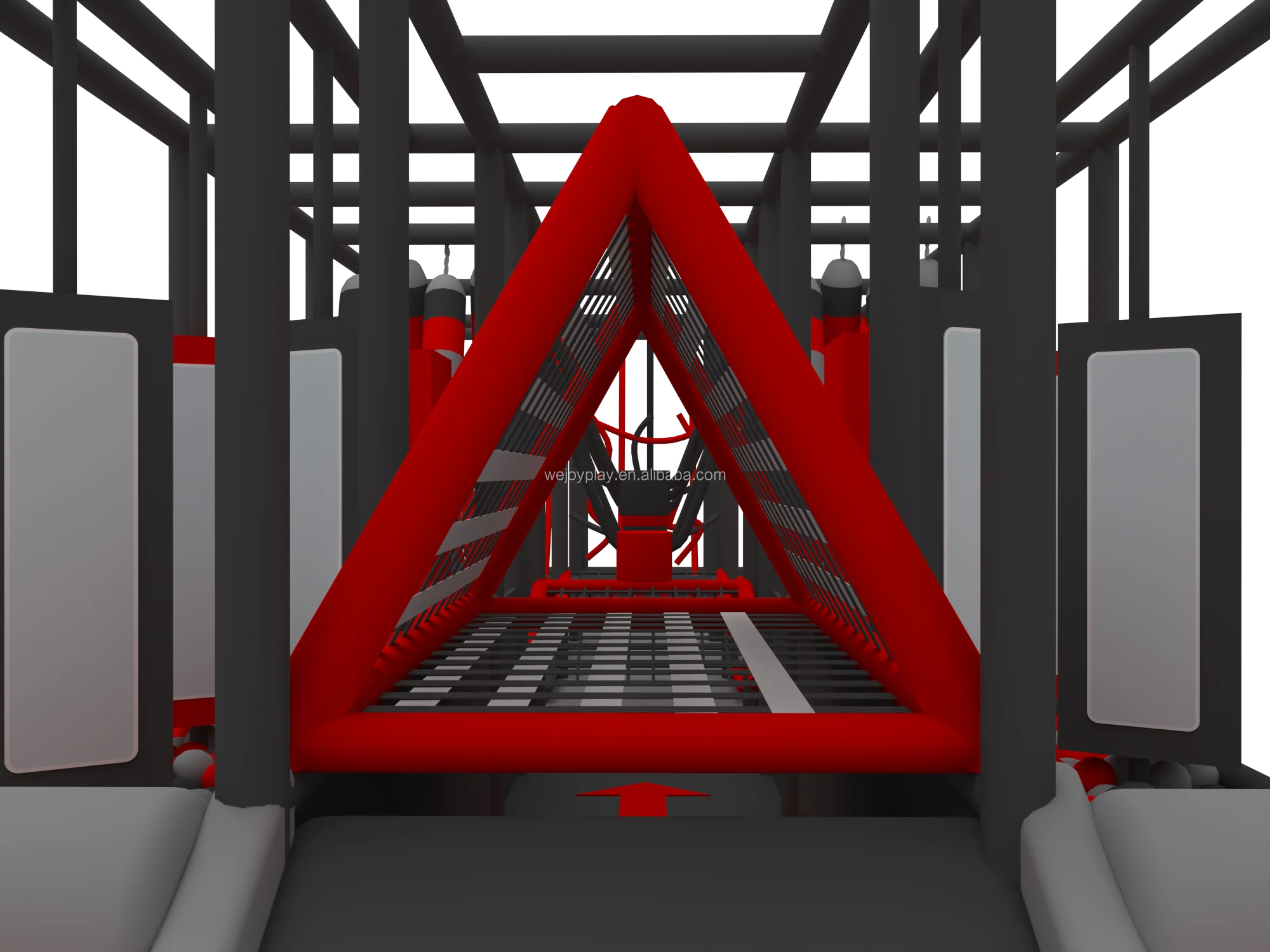 Indoor Challenge Game Theme Kids Ninja Warrior Obstacle Course