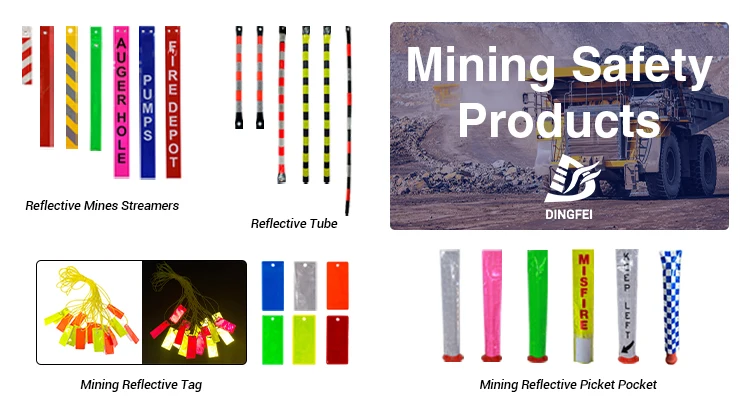 High Visibility of Reflective Picket Pocket for Mining Area Safety ...