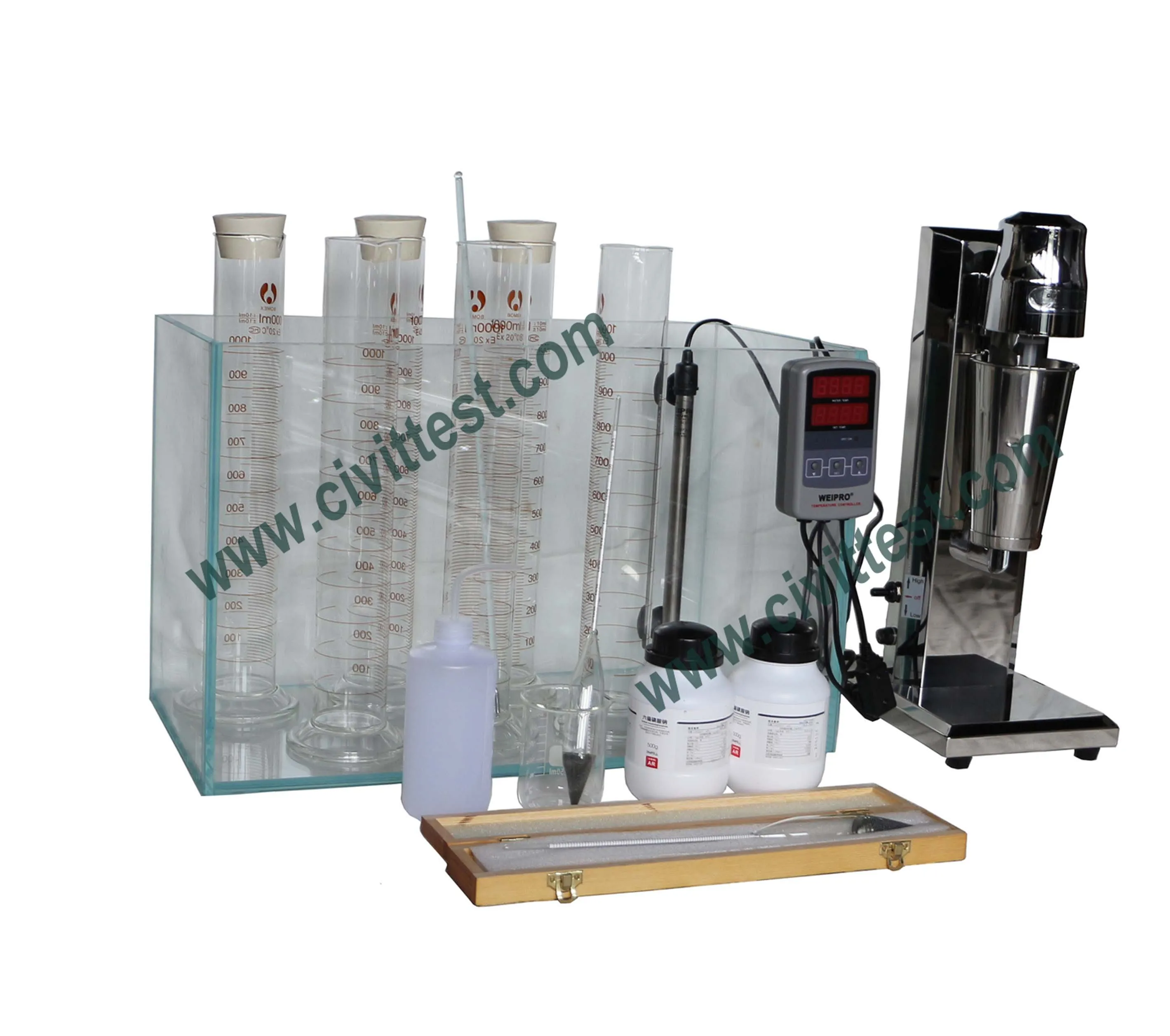 Soil Particle Size Analysis Set - Hydrometer Equipment