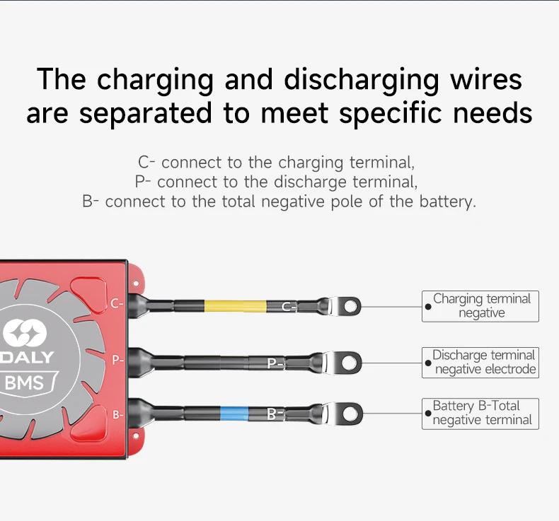 Daly Top Li-ion Ev Bms Lithium Battery Pack 10s 36v 30a 40a 50a 60a ...