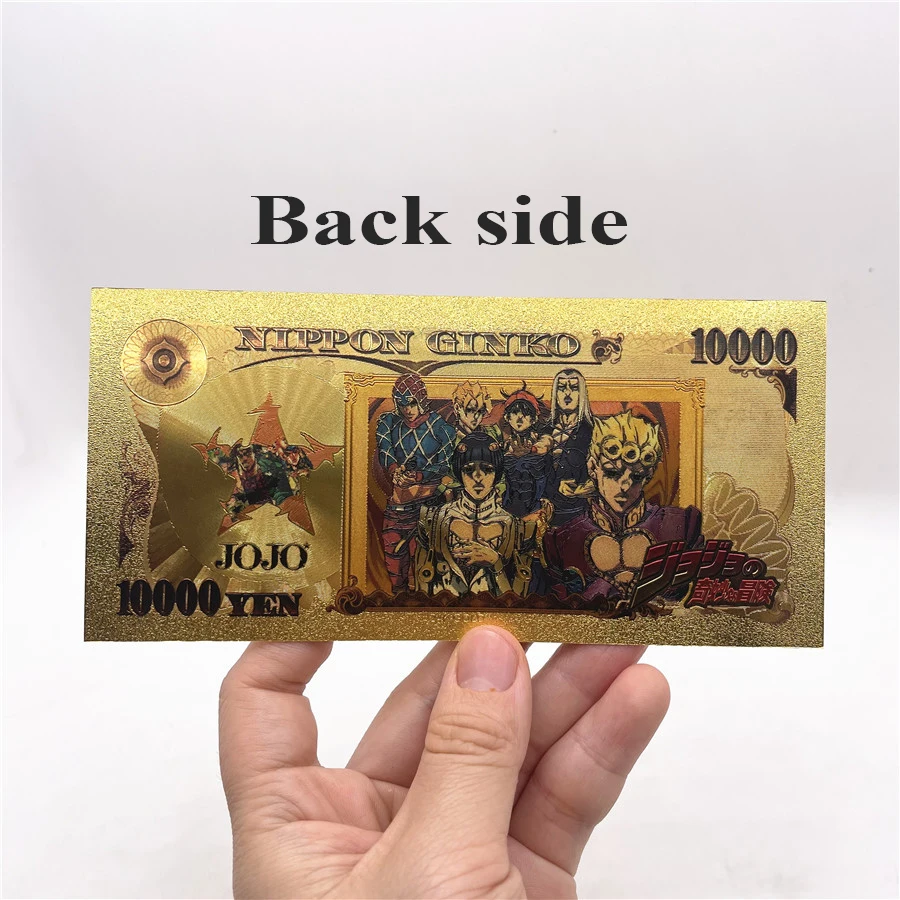 Japan Anime Banknote Manga Jojo Bizarre Adventure Gold Playing Card ...