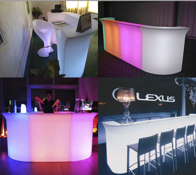 Outdoor LED Bar Counter - Durable, Portable, and Bright