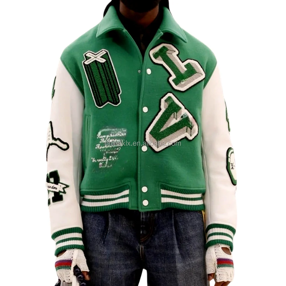 Oem Service Varsity Jacket Oversized Letterman Vintage Jackets High ...