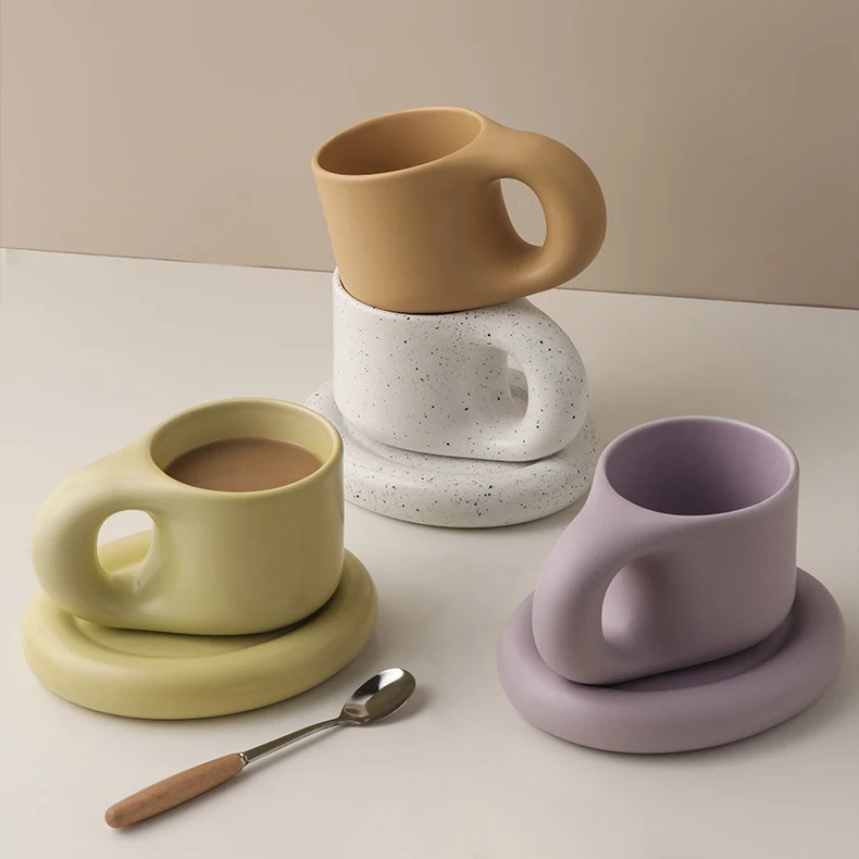 Nordic Ins Style Pangpang Fat Mug - Creative Novelty Cup