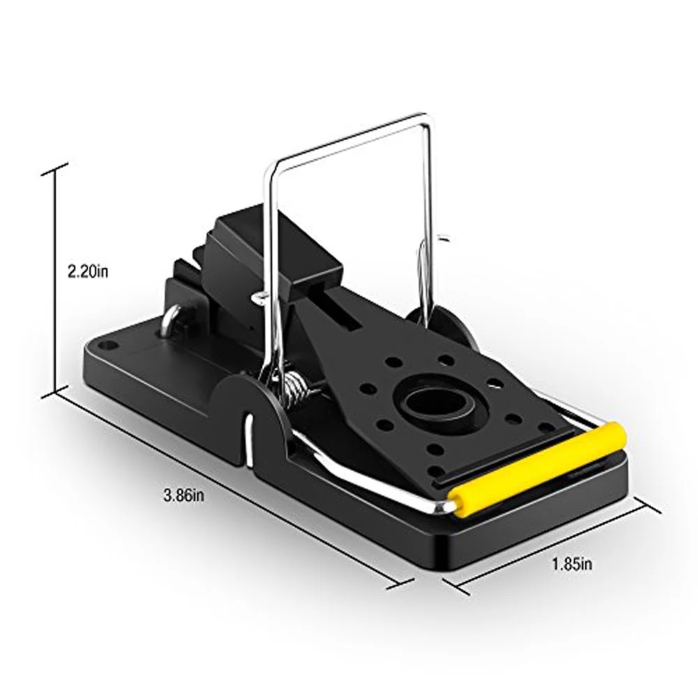 Alibaba.com: Solid Black Metal Mouse Snap Trap with Easy Setup and ...