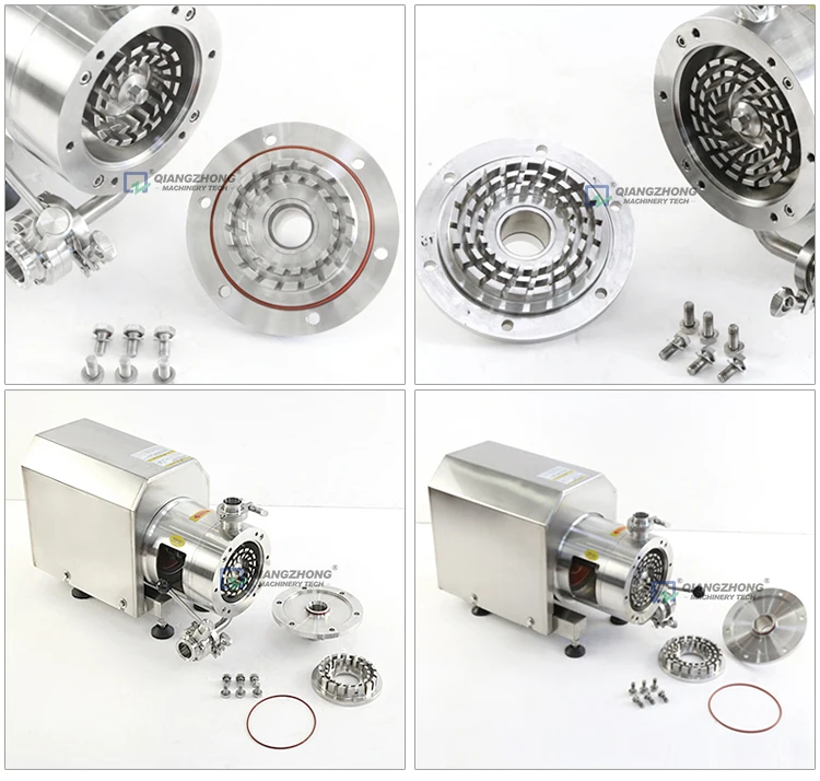 Hish Sanitary Inline Disperser Homogenizer for Food Processing