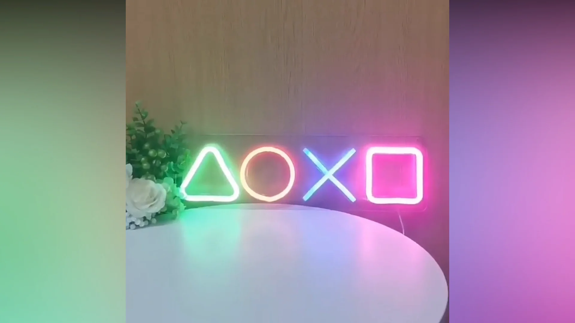 Game Logo Acrylic Neon Light Usb Powered Ps4 Gaming Accessories Led ...