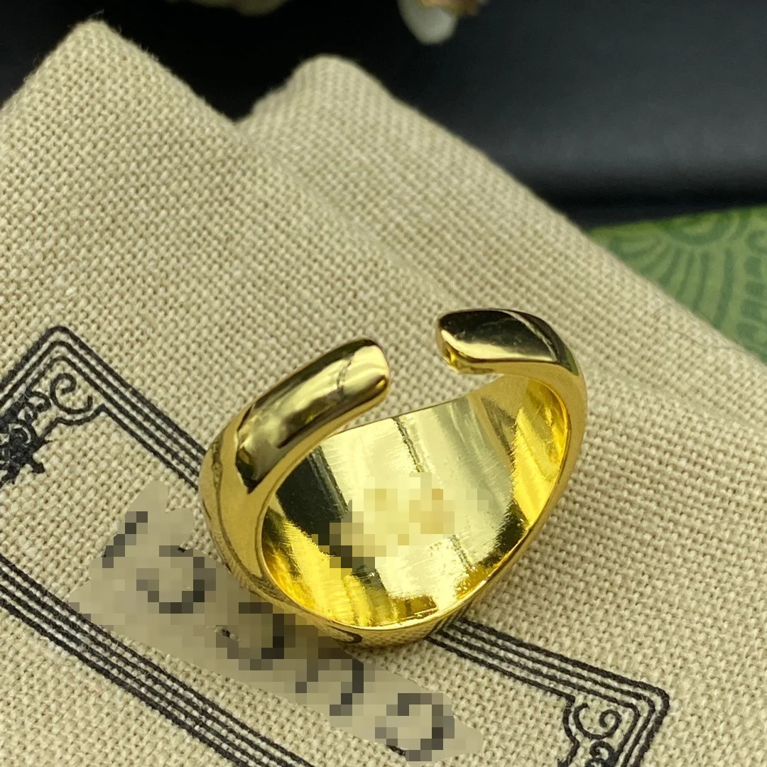 Double G Jewelry Ring Elegant Gold Round Ring - Buy Women Ring Finger ...