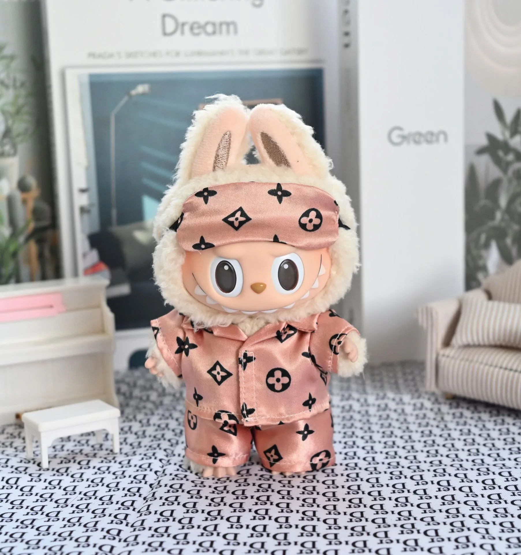 Labubu Luxury Pajamas - Unisex Cartoon Clothes for All Ages