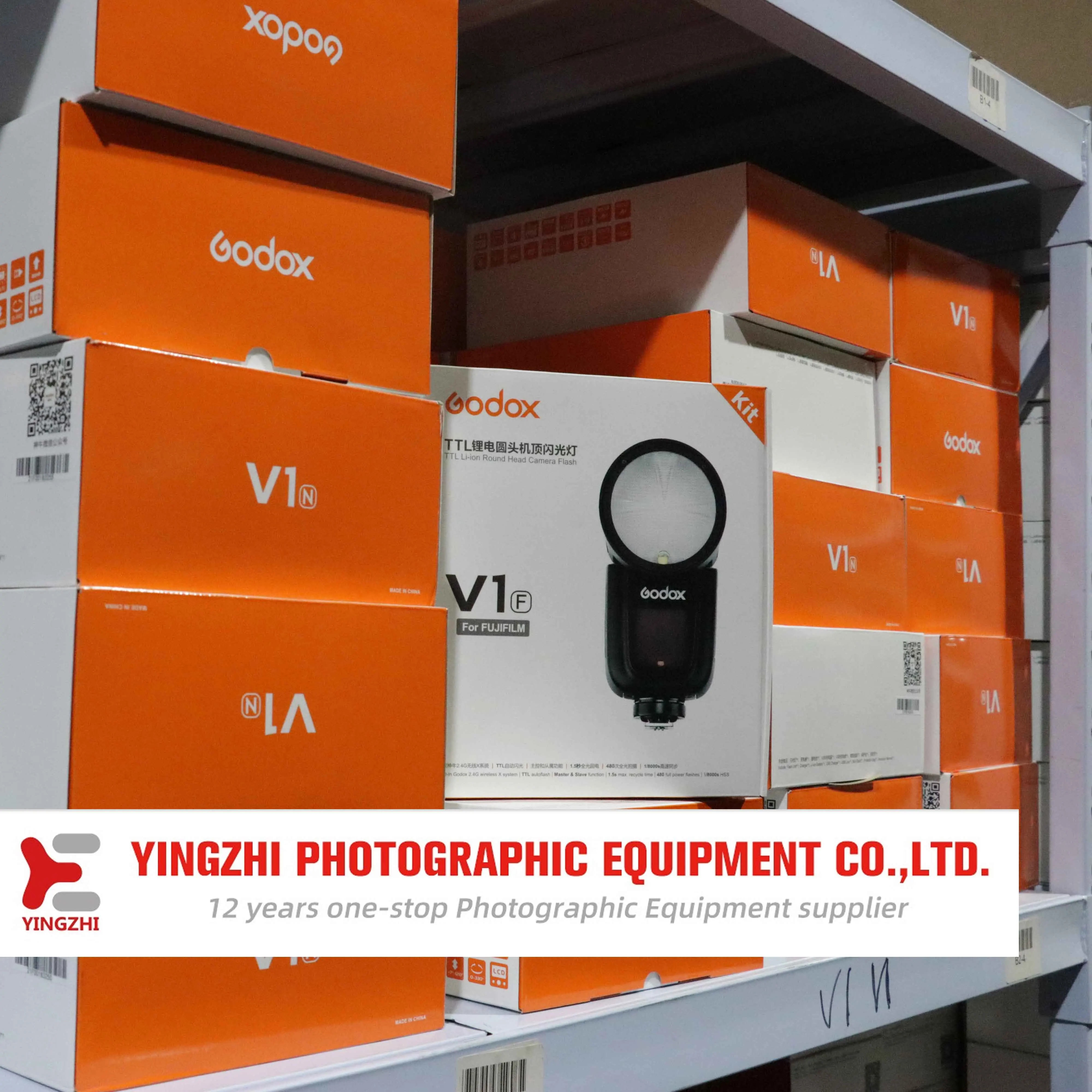 Godox V1pro Factory Professional Speedlite Ttl Round Head Camera Flash ...