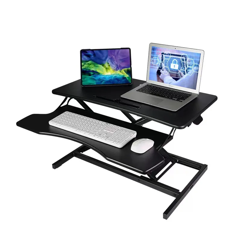 Air Standing Desk Precision Desk Converter Hydraulic Lift Assist Sit ...