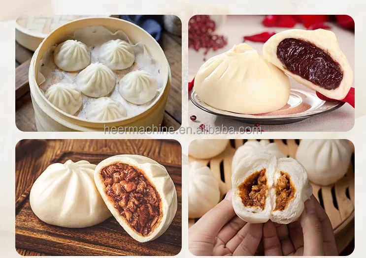 Semi Automatic Siopao Momo Steam Stuffed Bun Baozi Hand Making Machine ...