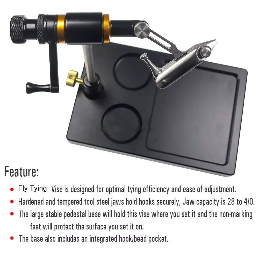 Precision Tying Tools - Swivel Vise for Fly Tying