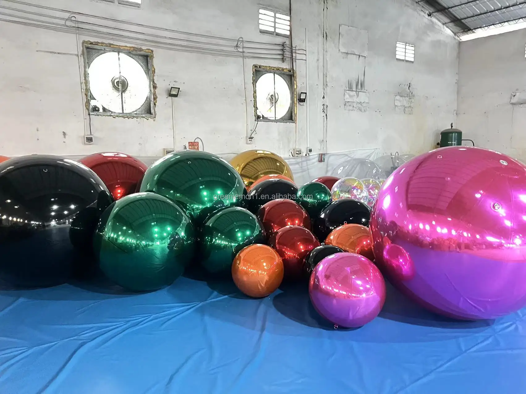 Giant Hanging PVC Inflatable Mirror Ball - Perfect for Events
