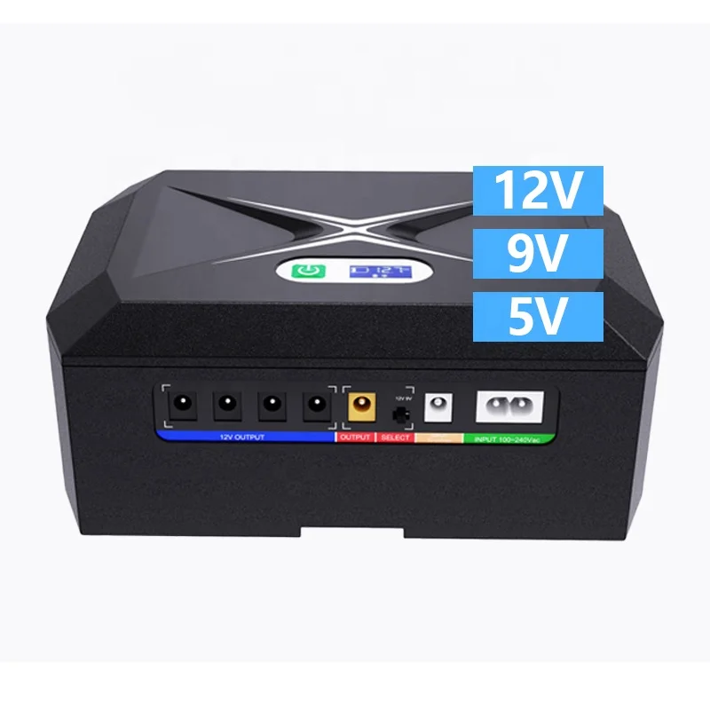 Mini ups 60w power supplyMini Wifi DC UPS 12V 24V 9V 5V POE For Wifi ...