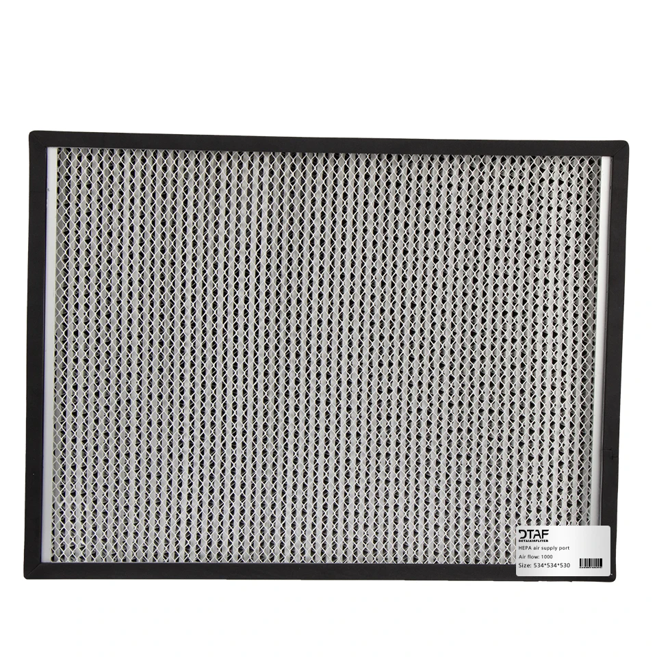 Qualified Factory Hvac Hepa Industrial Fiberglass Air System Filtration ...