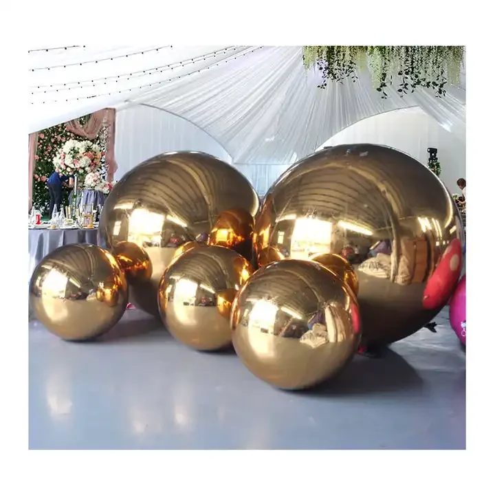 Inflatable Mirror Ball - Large Event Decoration Pvc Balloon