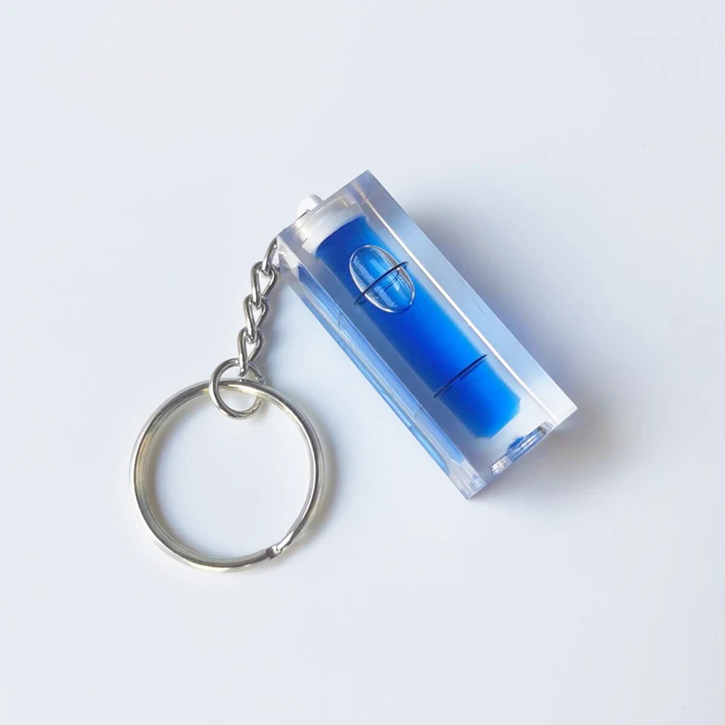 Acrylic Spirit Level With Key Chain Ep-mn07-a - Buy Bubble Level Key ...