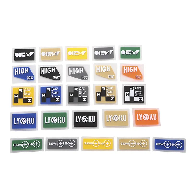 Personalized 2D 3D Logo Custom Pvc Clothing Rubber Custom Design ...