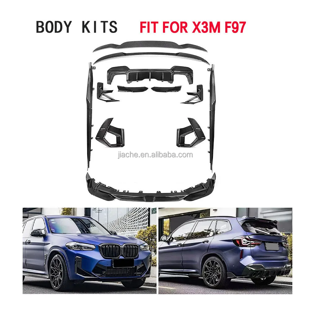 Car Front Bumper Lip Rear Diffuser Rear Spoiler Side Skirts Bumper ...