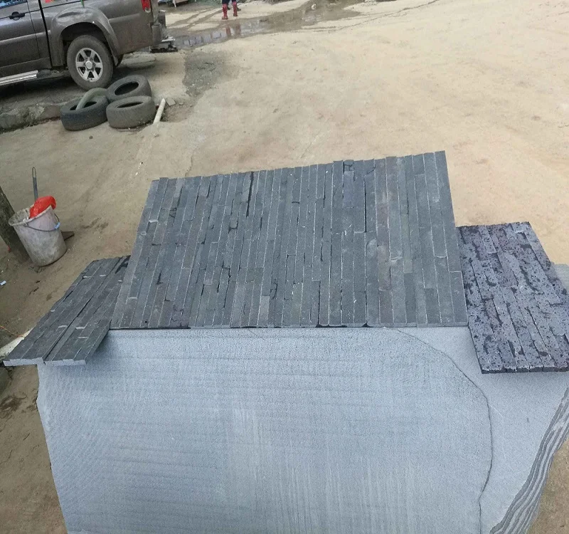 Black Basalt Volcanic Stacked Stone Wall Cladding Veneer Stone| Alibaba.com