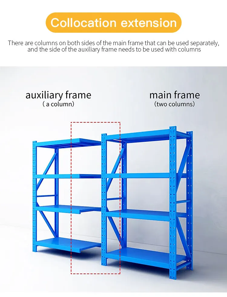 Industrial Warehouse 300kg Capacity Steel Longspan Light Duty Shelving ...