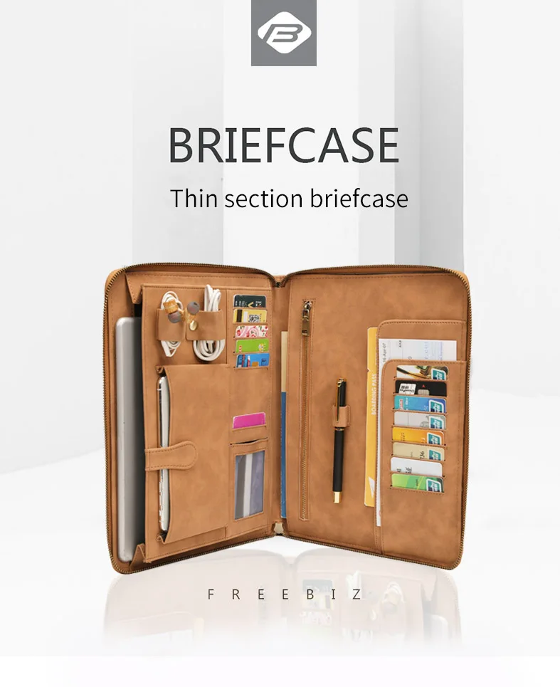 Professional Business Briefcase Padfolio Travel Carrying Case With ...