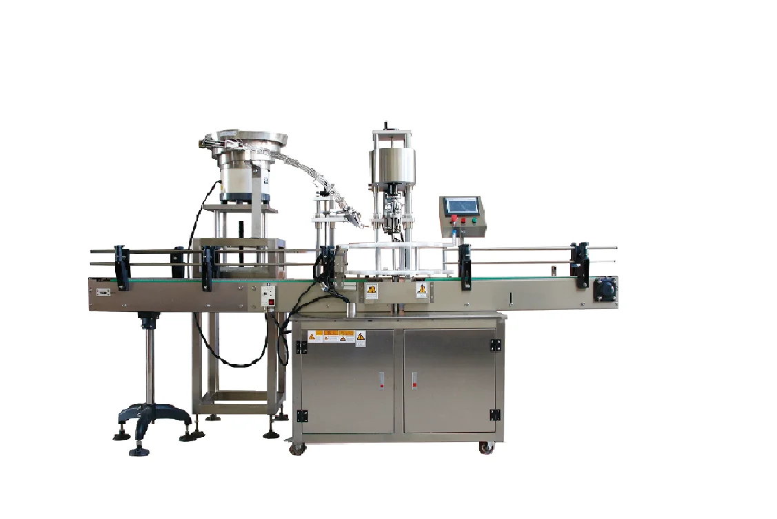 Factory Customized Fully Automatic Lid Locking Machine/glass Bottle ...