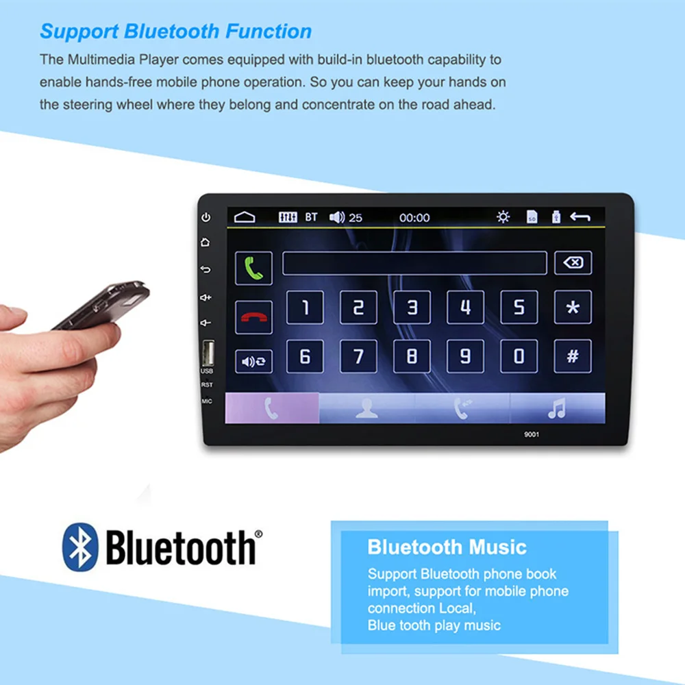 Universal Multimedia Head Unit - 9 Inch Android Radio