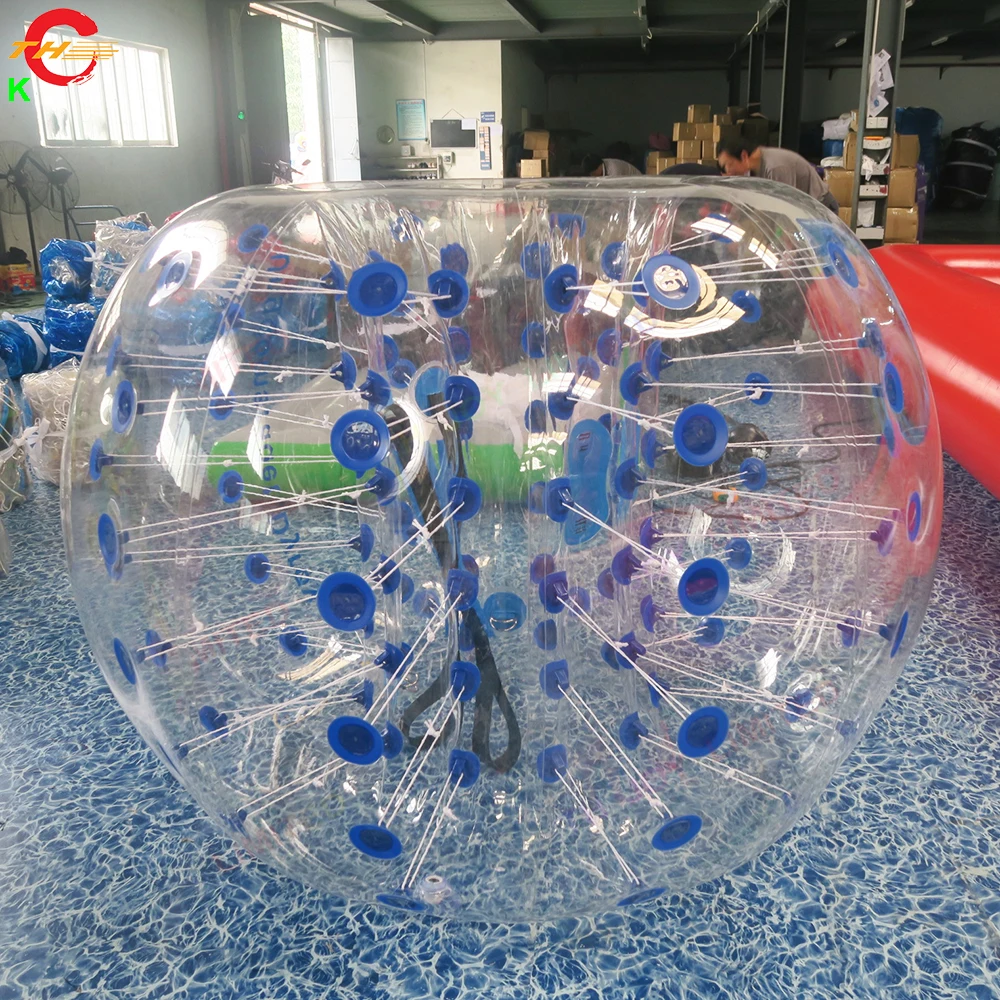 1.5m Clear Bubble Ball - Inflatable Bumper Suit for Soccer Fun