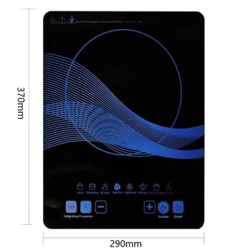 2200w Touch Control Ultra Slim Glass Panel Electric Portable Induction ...