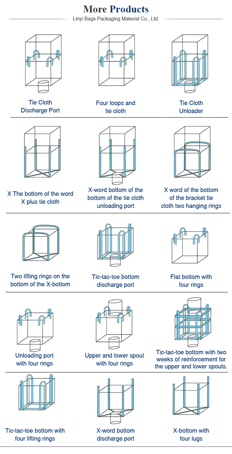 1000 Kg High Tensile Big Bulk Bag - Durable & Customizable