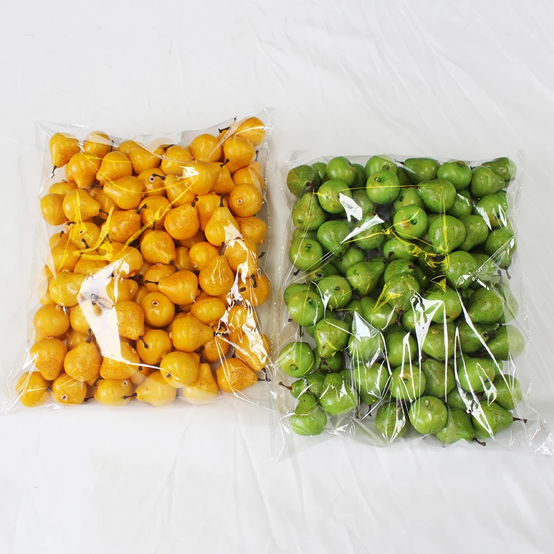 Mini Fake Green Apples Artificial Lifelike Food Kitchen Props Faux ...