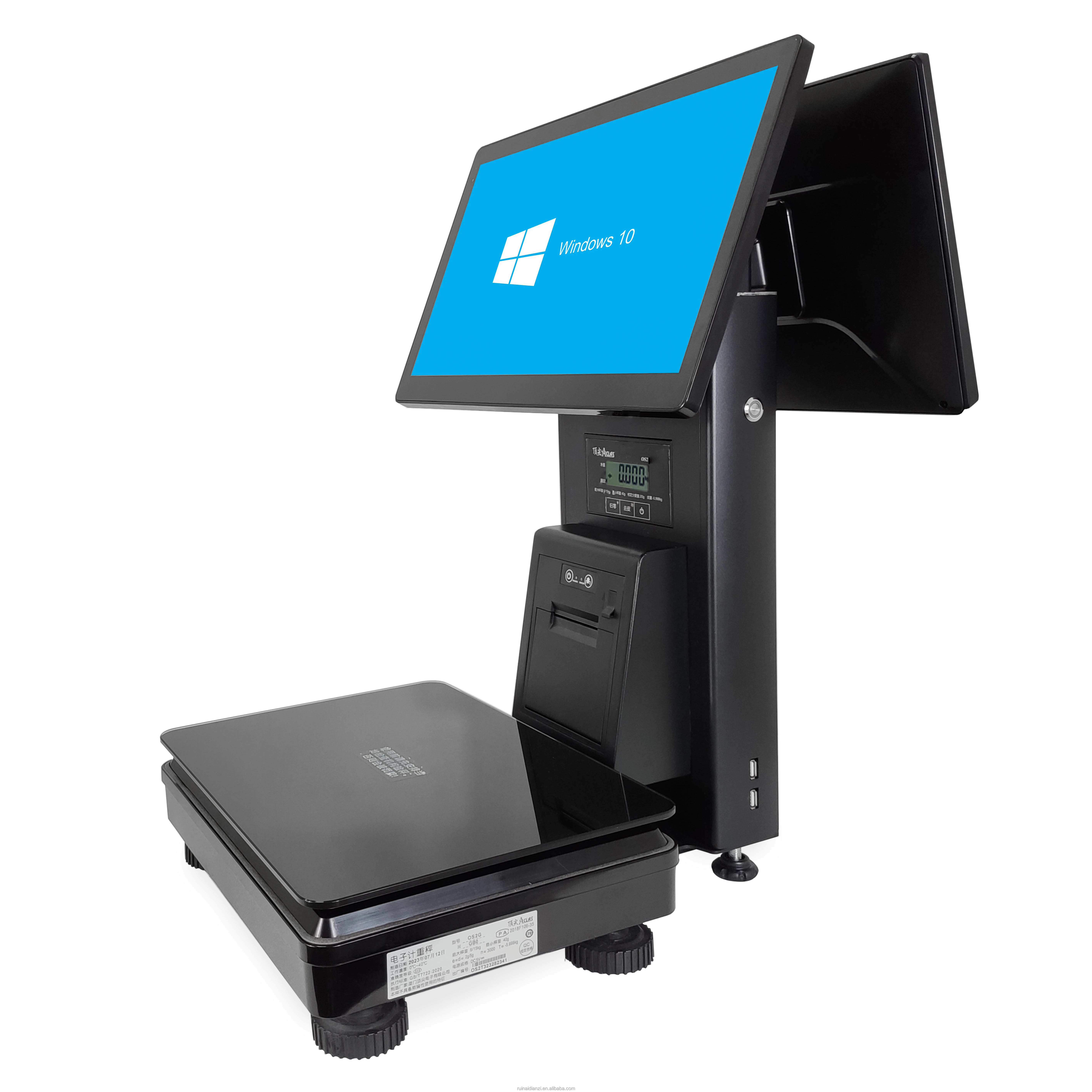 Touch Scale Weighing Scale AI Scale Built-in Printer POS| Alibaba.com