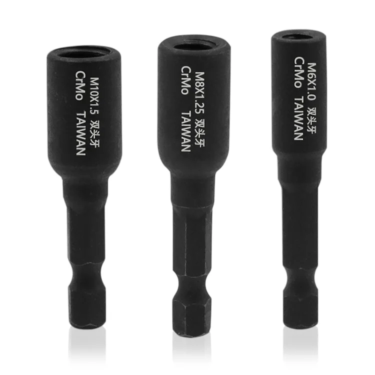 6.35mm M6 M8 M10 Socket Adapter for Drill - Durable Self-Tapping Tool ...