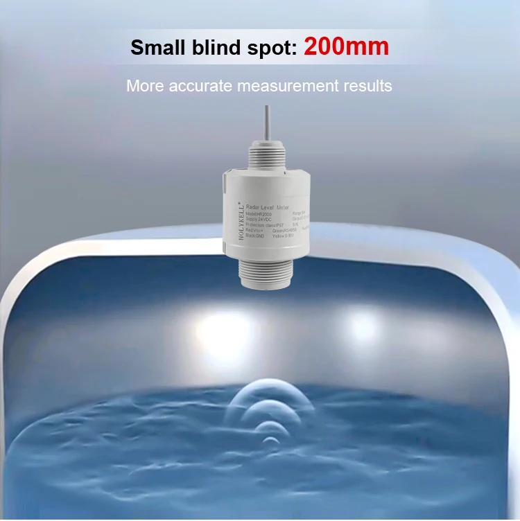Non Contact Milk Adblue Liquid Water Level Detector tank radar Level ...