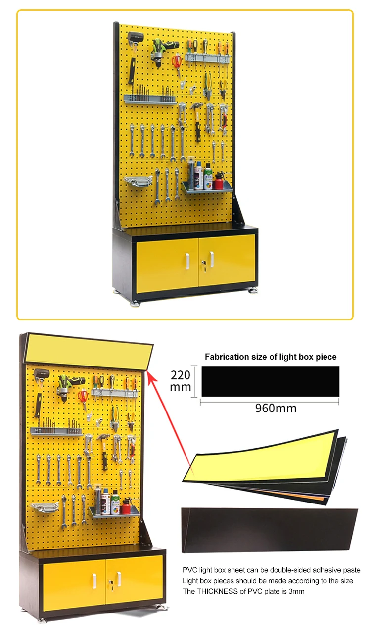 Hardware Tool Display Stand Hardware Tool Storage Rack Workshop Tool ...