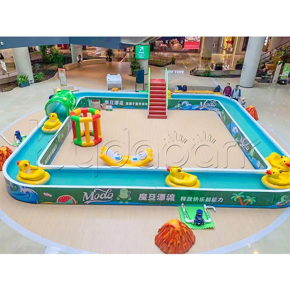 Outdoor Indoor Fiberglass Waterway Carousel Floating Boat