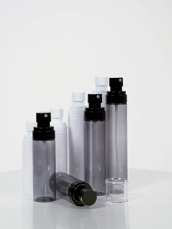 Spray Bottles Supplier 60ml 80ml 100ml 120ml Transparent Grey Spray ...