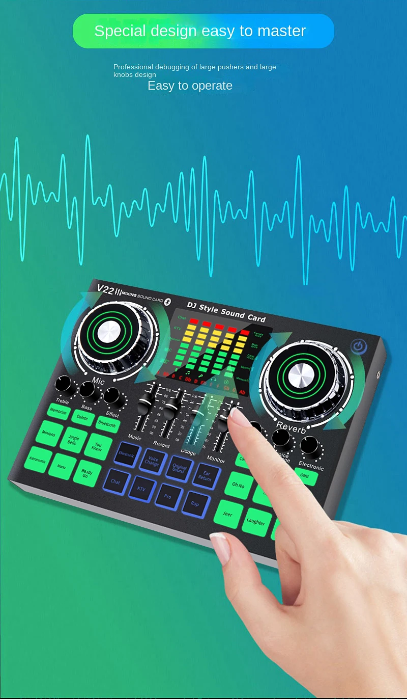 Professional Music Studio Equipment Usb Audio Interface Recording Sound ...