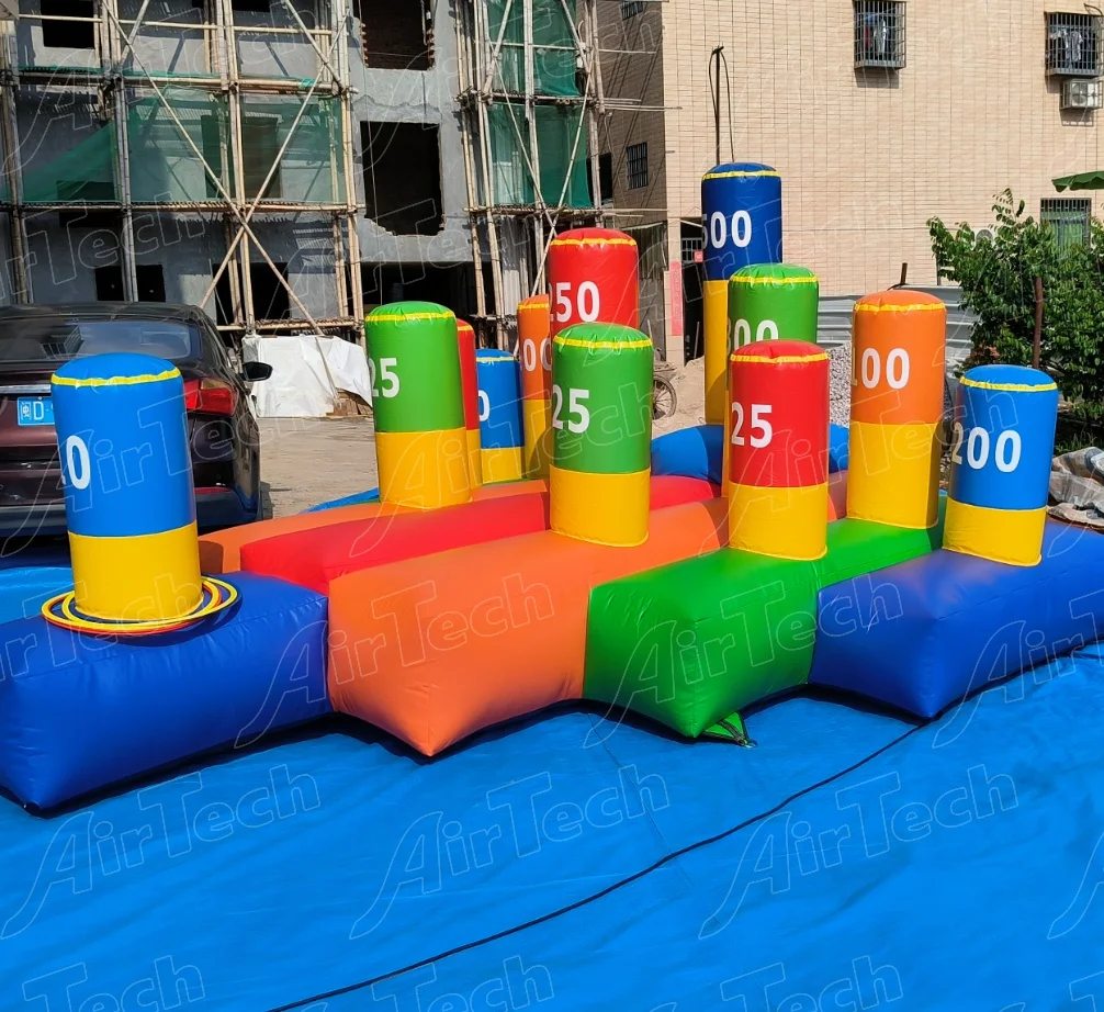 New Arrival Outdoor Inflatable Ring Toss Game Hoopla Economical PVC ...