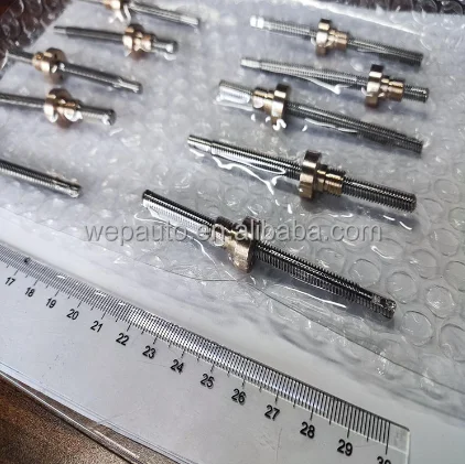 Stainless Steel Tr8 Trapezoidal Screw Threaded Rod Pitch 1mm 2mm 4mm ...