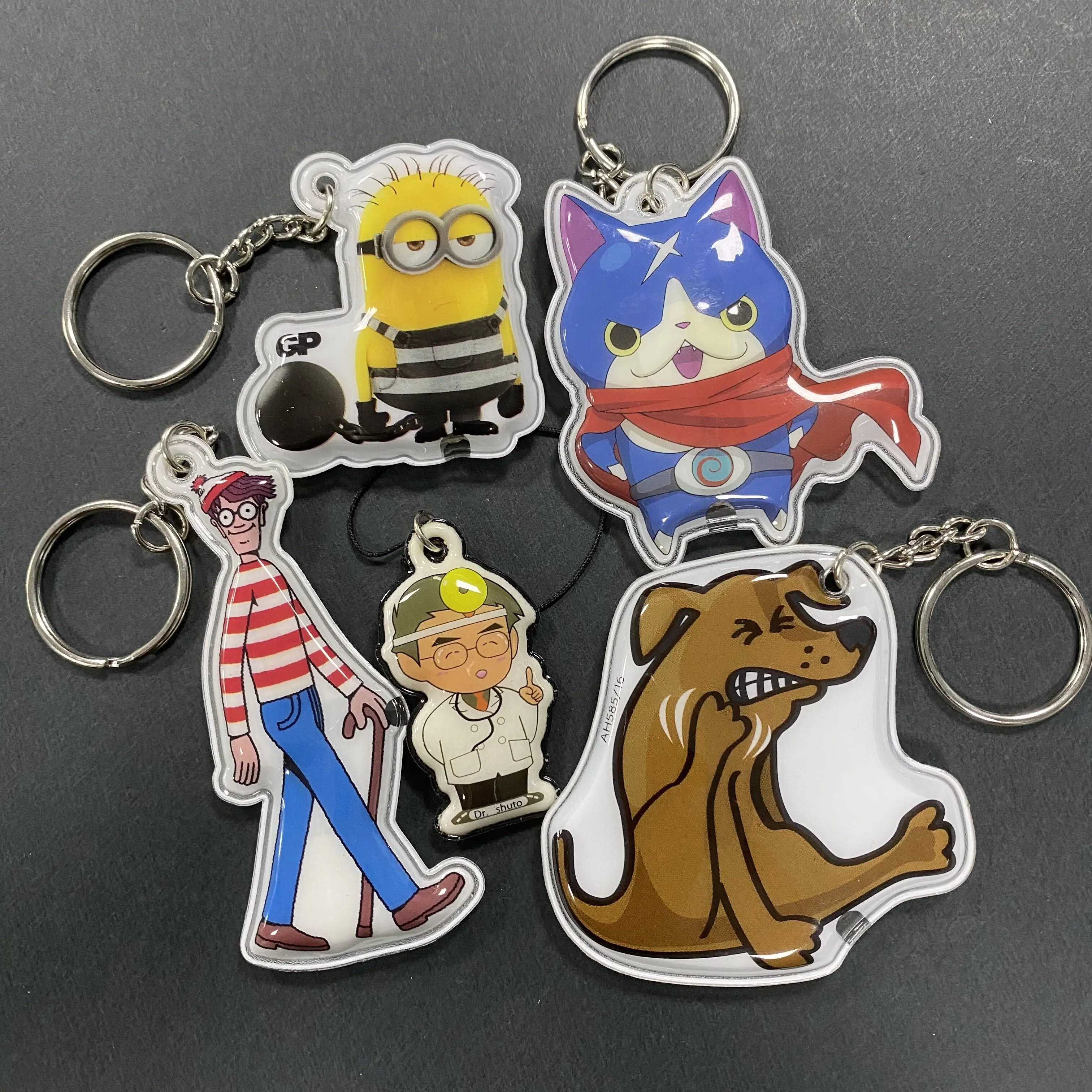 2024 Wholesale Custom 2D/3D Iron Aircraft Keychain Promotional Airplane ...