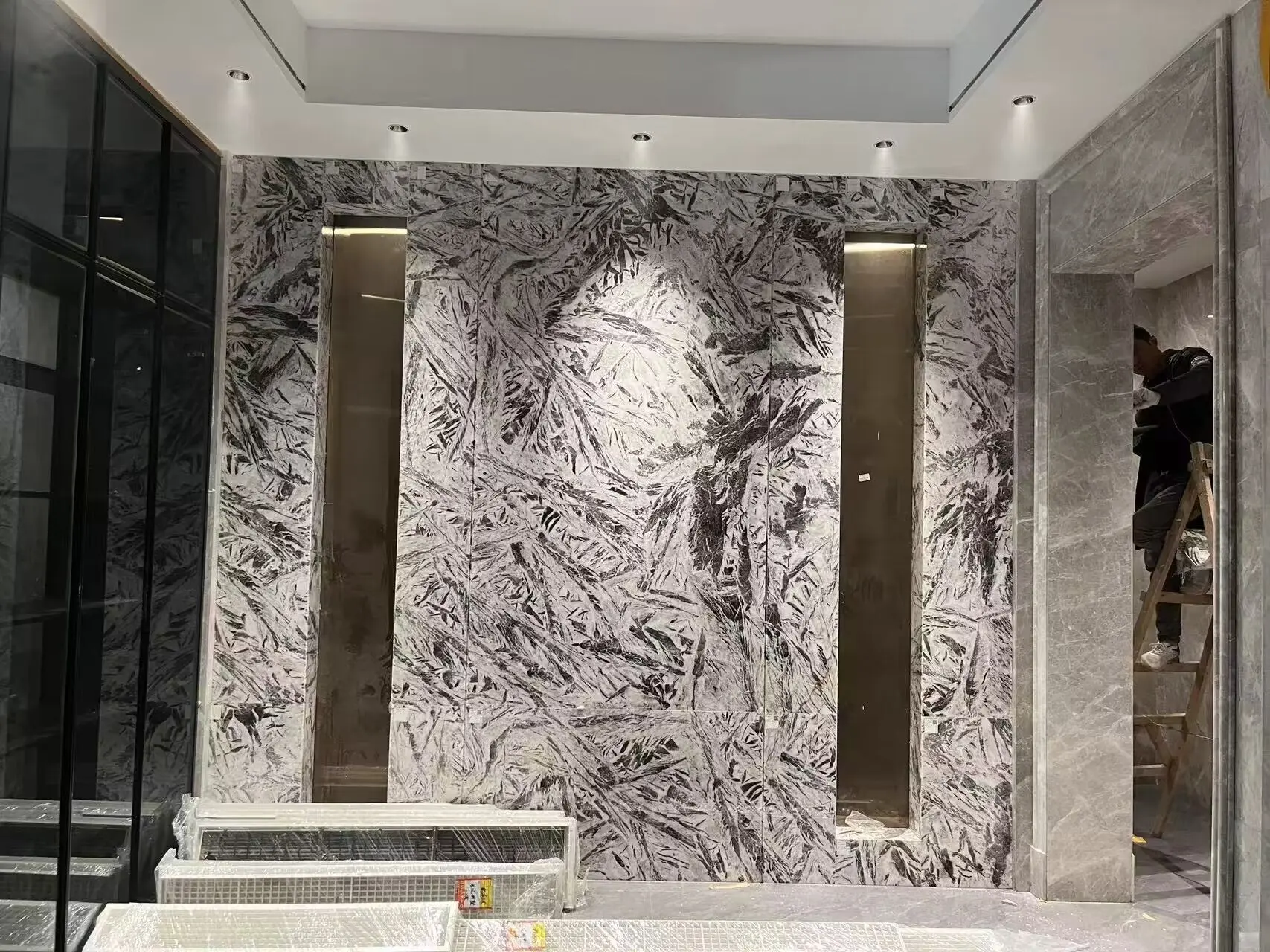 High Quality Natural Phoenix Feather White Granite - Buy Best Looking ...