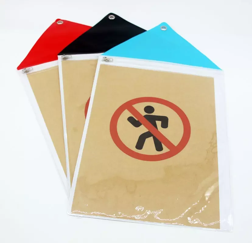 Stylish PVC Zip Lock Waterproof Document & Permit Holder Printed ...