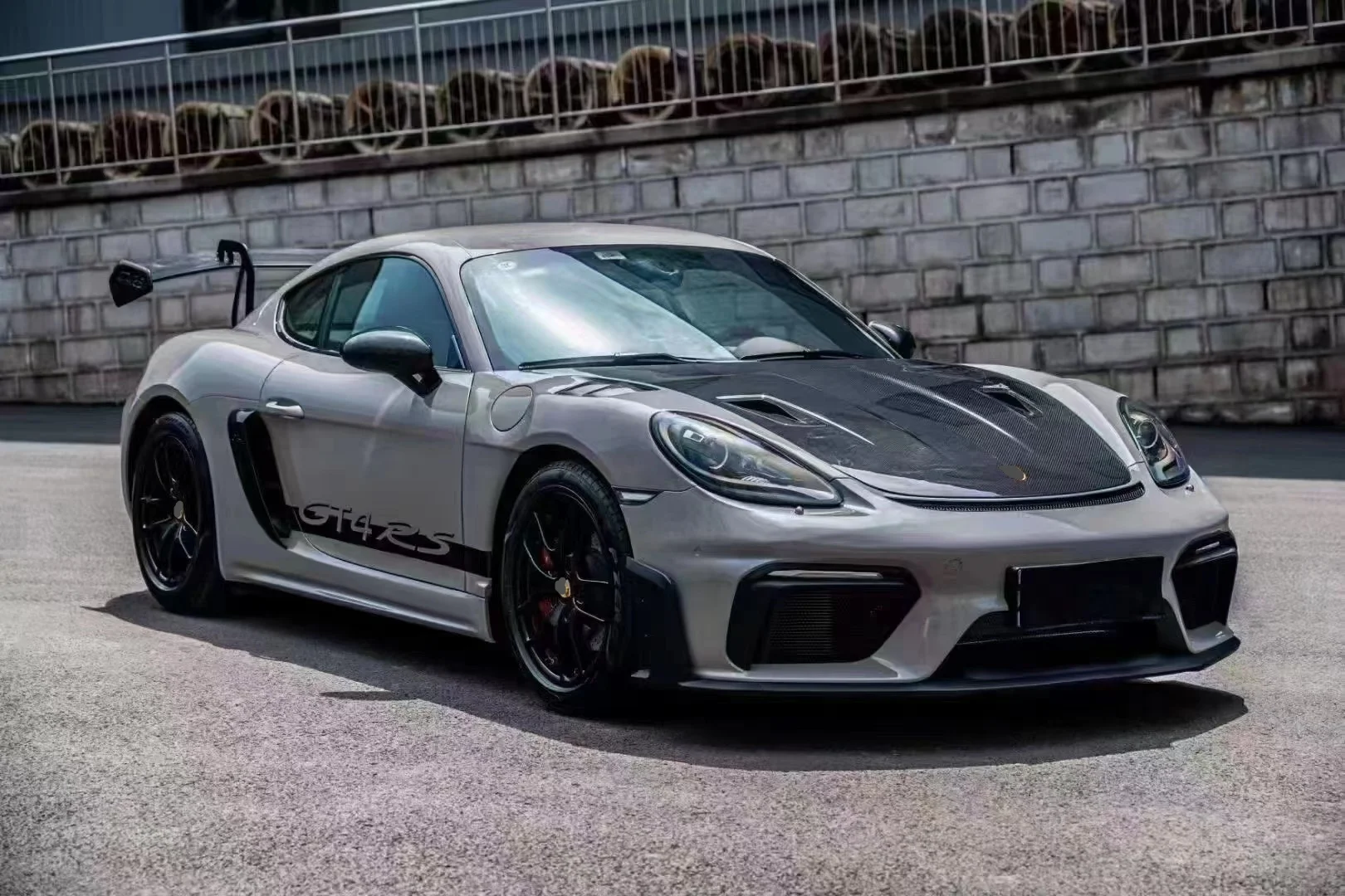 Upgrade Gt4 Rs Body Kit For Porsche 718 Boxster Cayman 2016-2022 Front ...