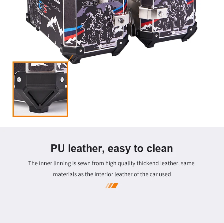 Aluminium Alloy Motorcycle Side Pannier Box for BMW F850GS